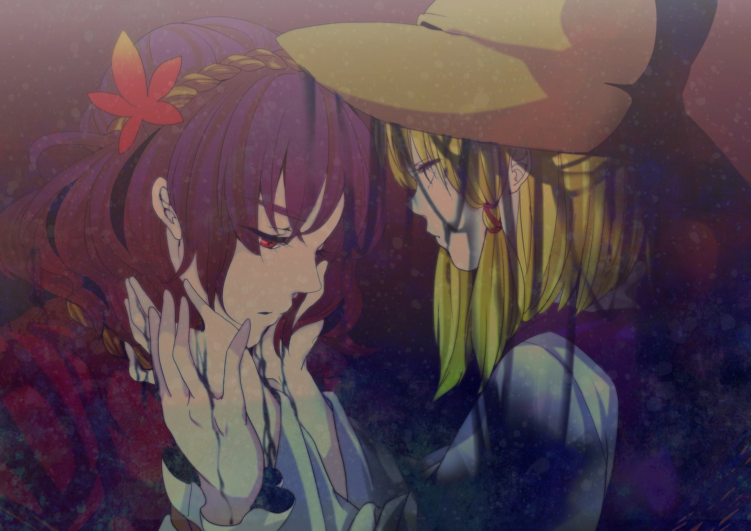 Download Kanako Yasaka Suwako Moriya Anime Touhou Wallpaper | 1500x1061 ...