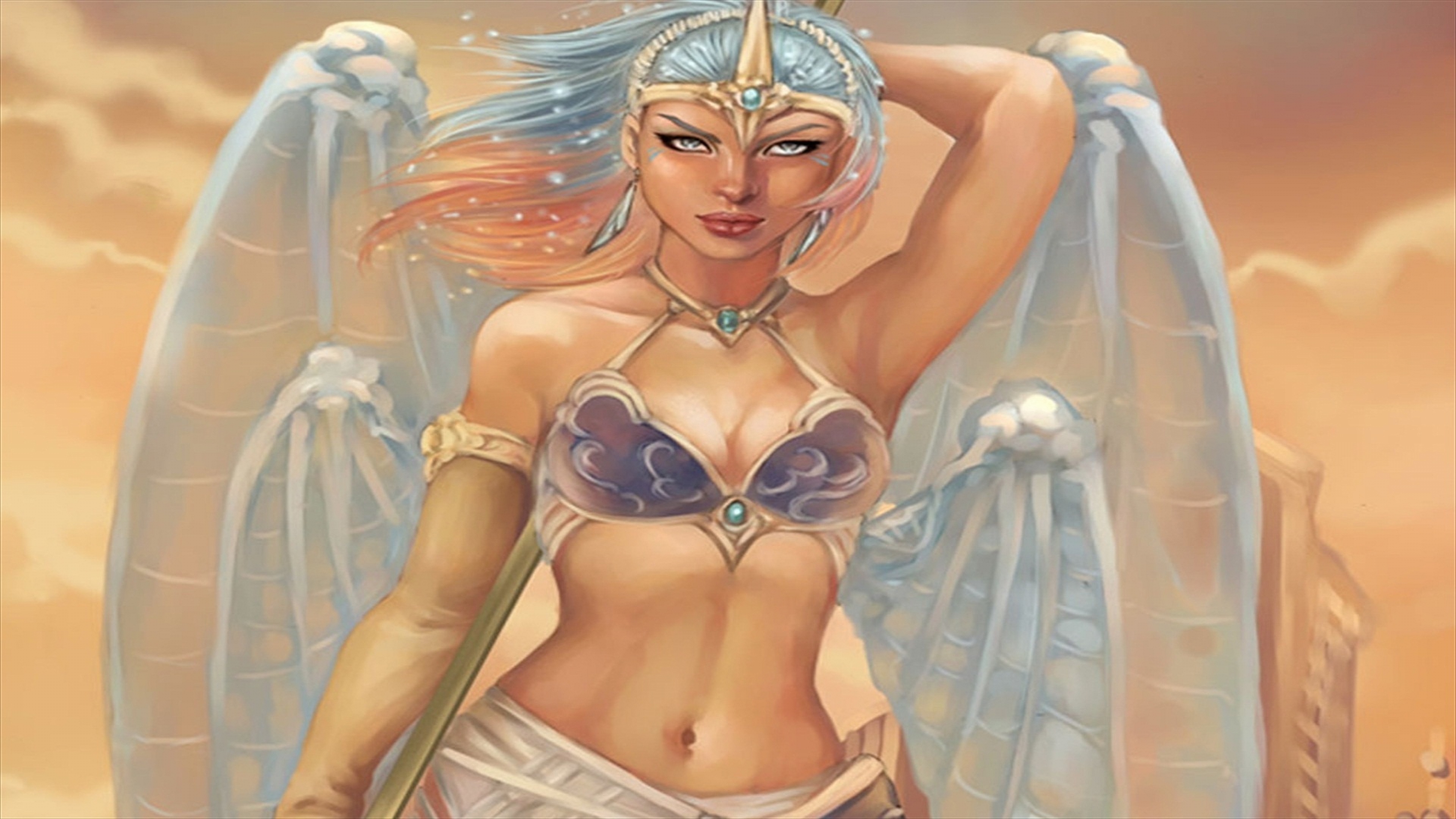 Download Fantasy Angel 4k Ultra HD Wallpaper