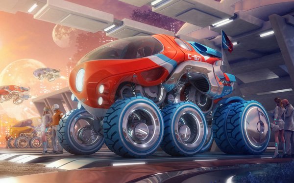 Sentinel 400 limo by Syd Mead HD Wallpaper | Background Image | 3076x2100