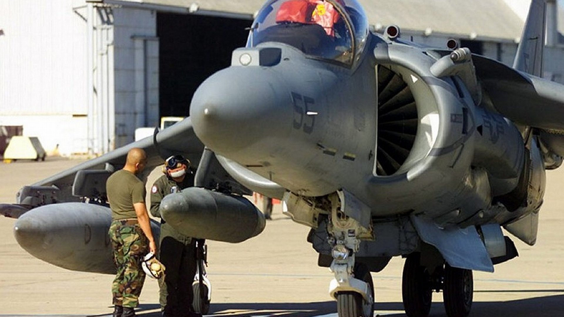 HD Military Wallpaper: McDonnell Douglas AV-8B Harrier II Jet Fighter ...