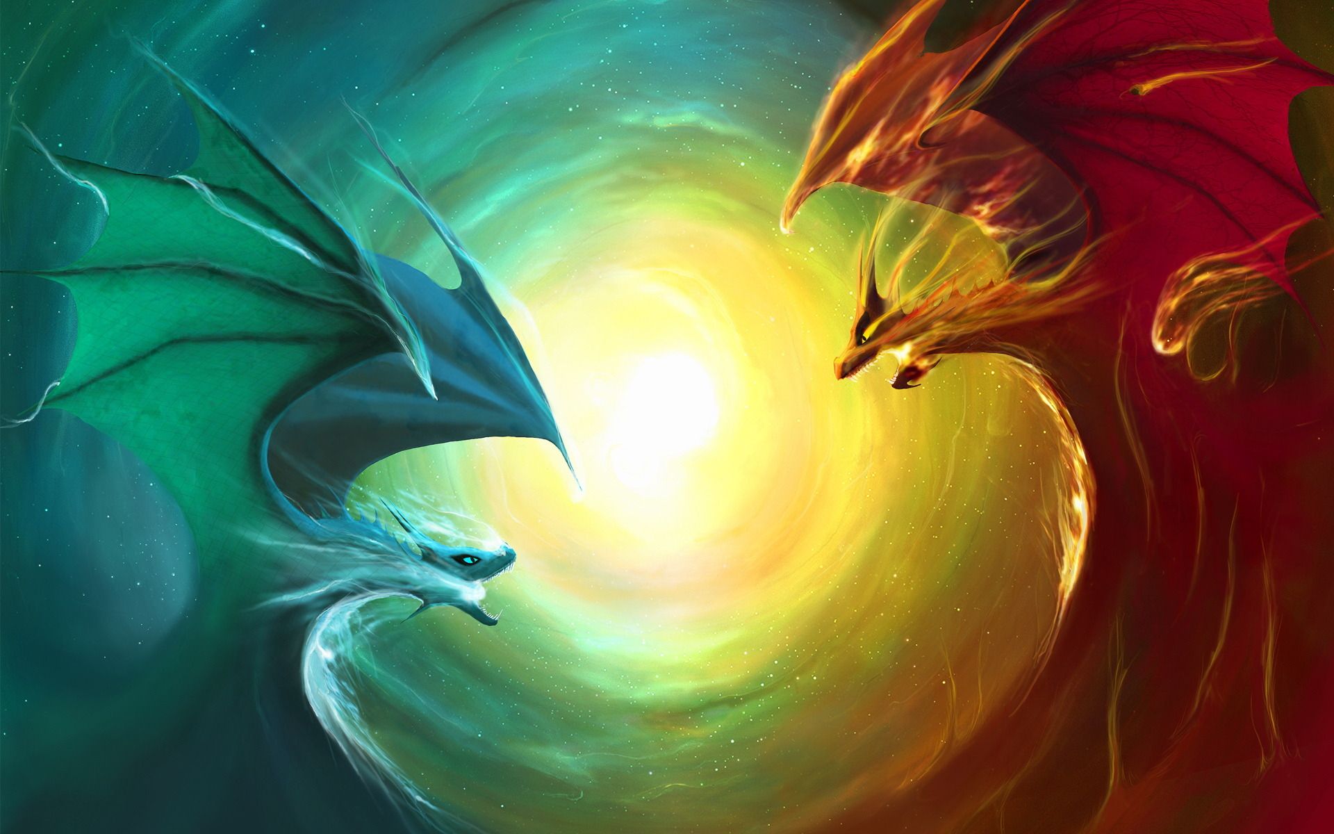 Download Fantasy Dragon HD Wallpaper