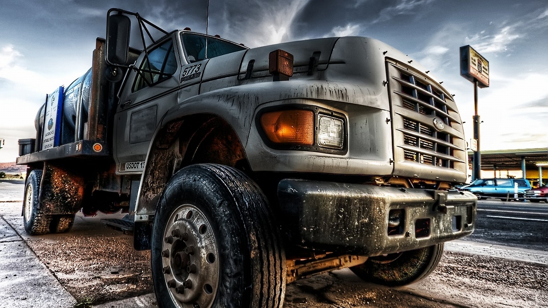 HD Power: Rugged Truck Dominance in Motion