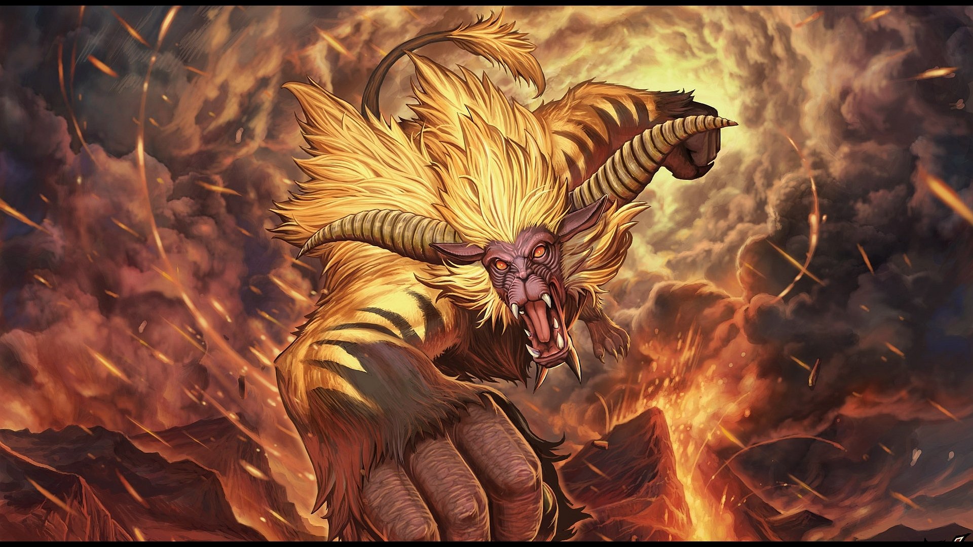 Rajang Rampage — Monster Hunter HD Wallpaper