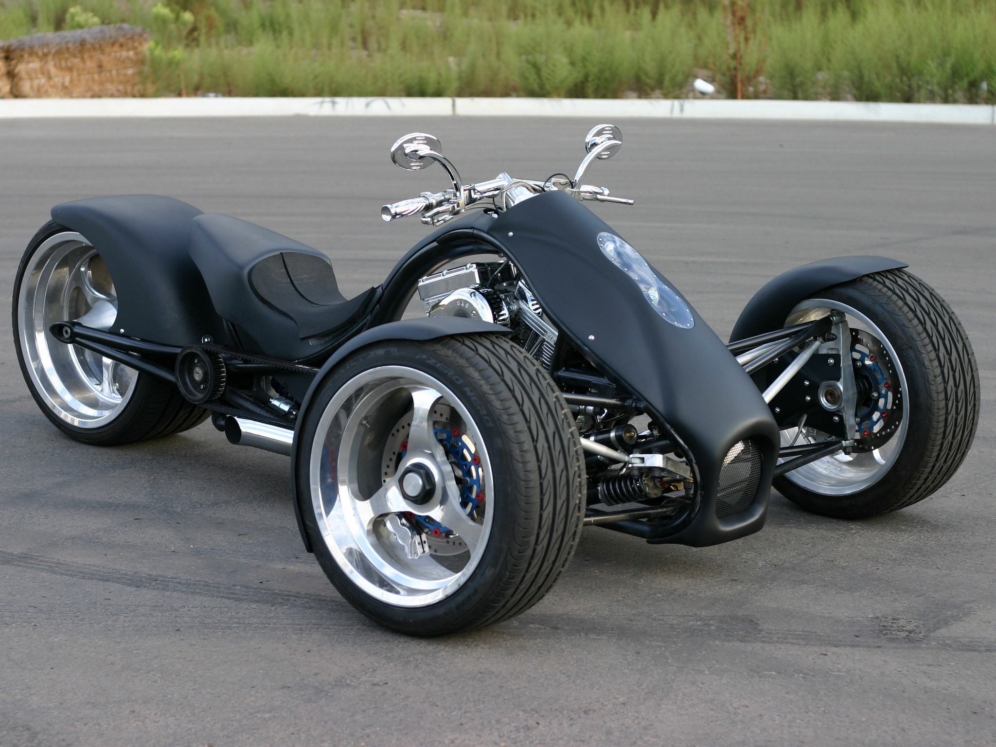 Download Soft Tail Trike Vehicle Motorcycle HD Wallpaper