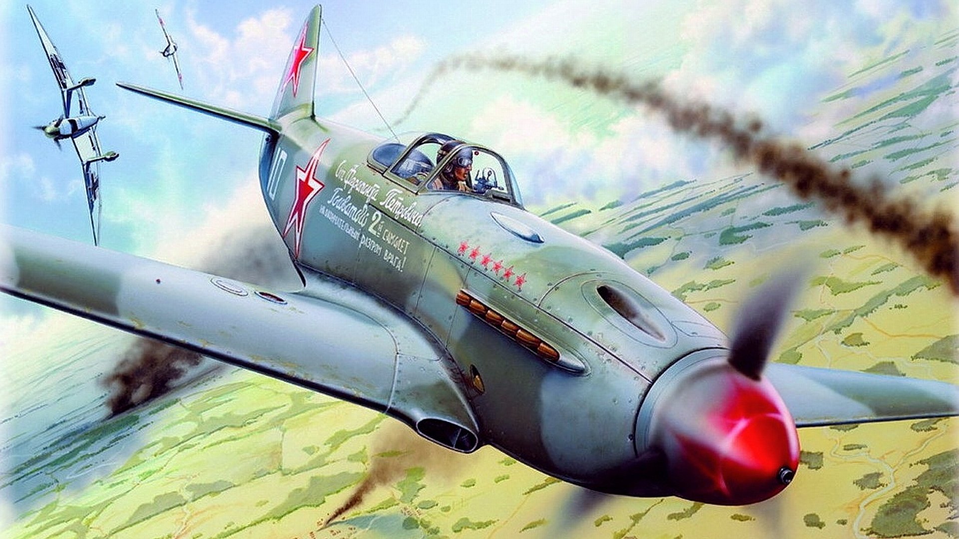 HD Military Aircraft in Action: High-Def Aerial Combat Wallpaper