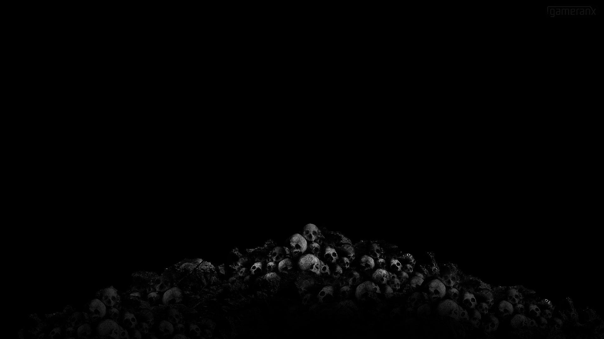 Midnight Skullscape — Dark HD Wallpaper | 1920x1080 | Wallpaper Abyss