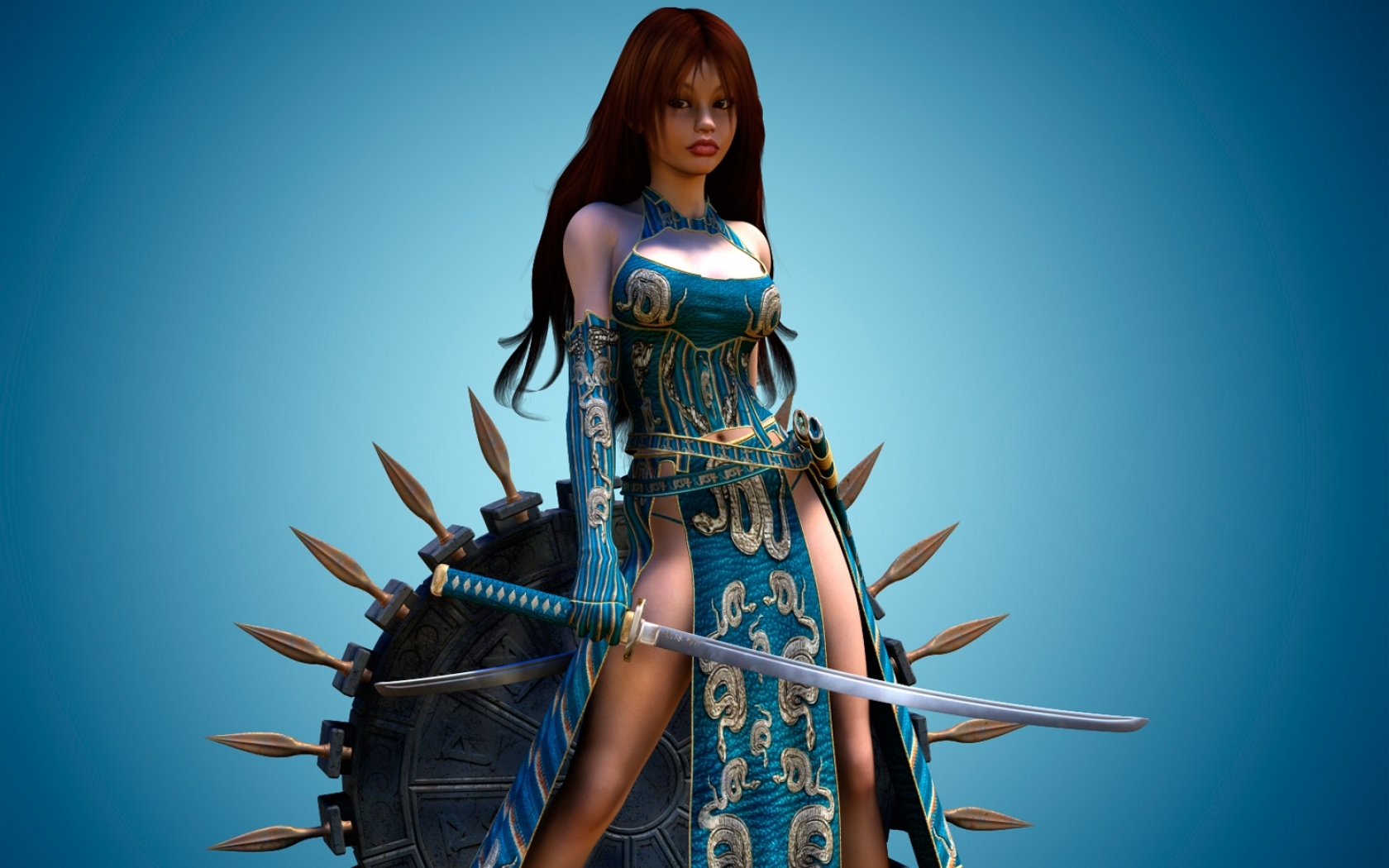 Epic Fantasy Woman Warrior HD Wallpaper
