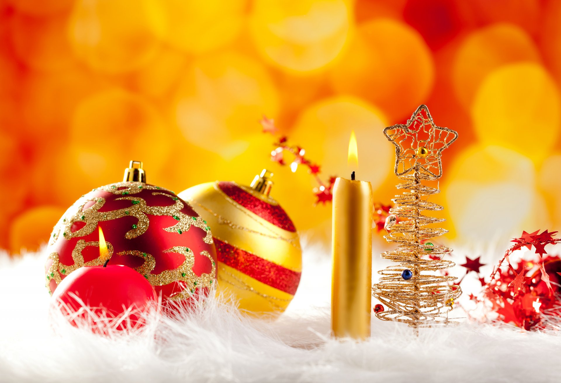 Christmas Ornaments Collection - 4K Ultra HD Holiday Wallpaper ...
