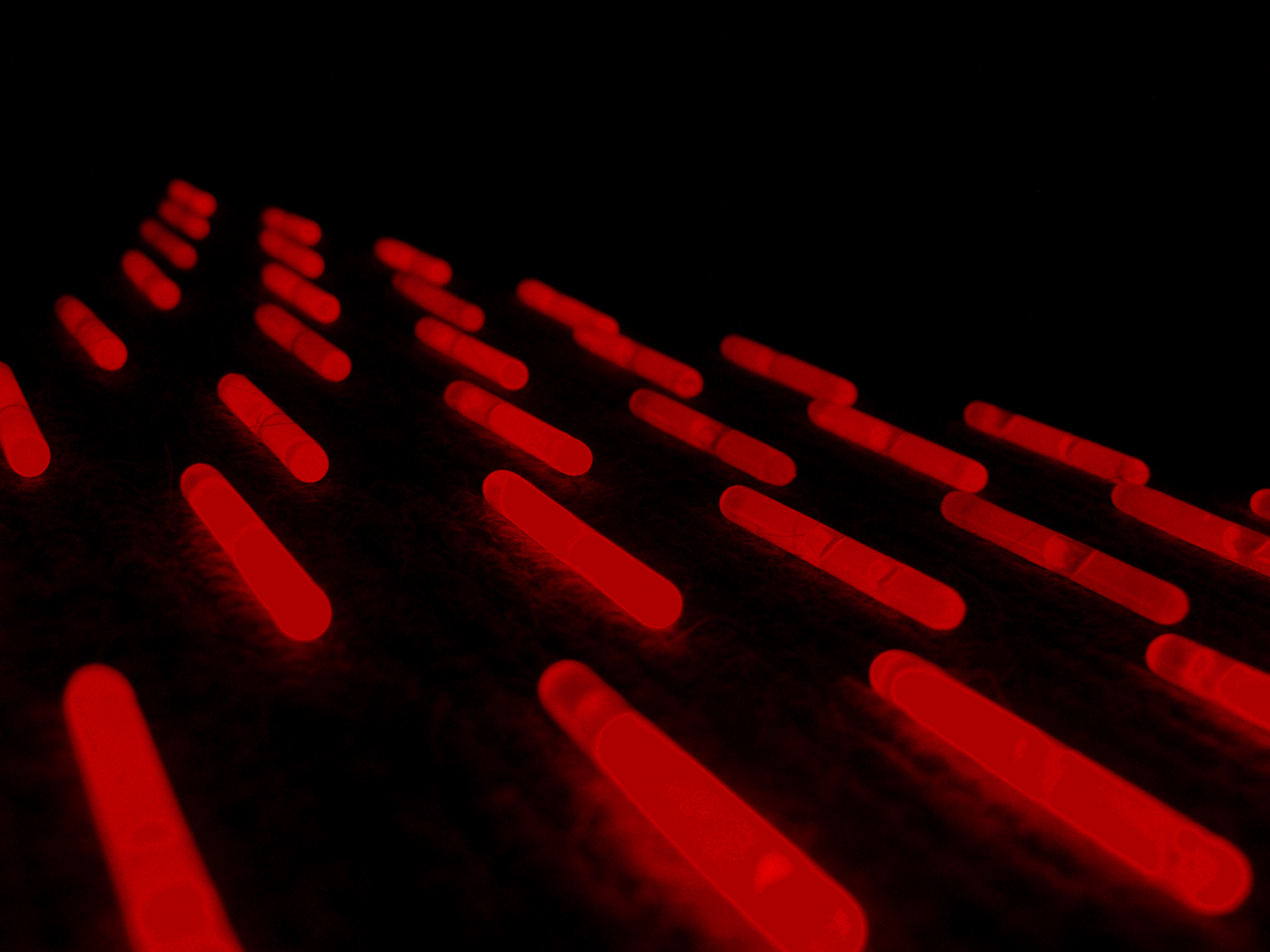 Crimson Waves: HD Abstract CGI Red Lights