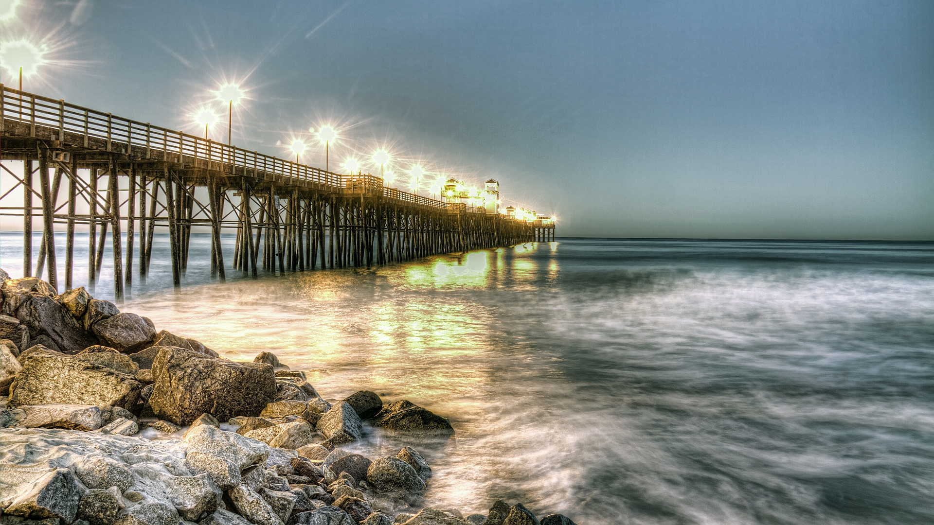 Download Man Made Pier HD Wallpaper