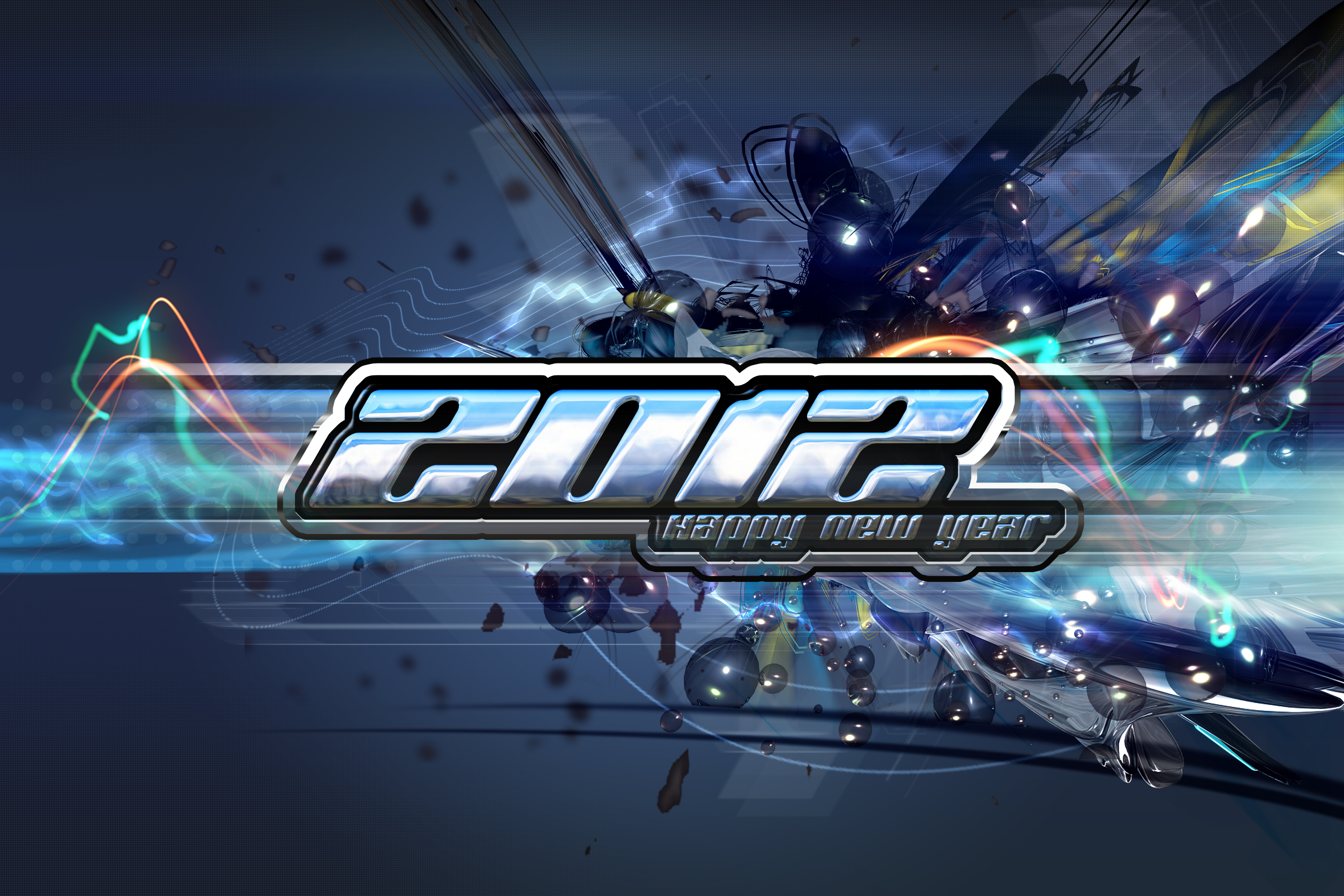 Download Holiday New Year 2012 HD Wallpaper