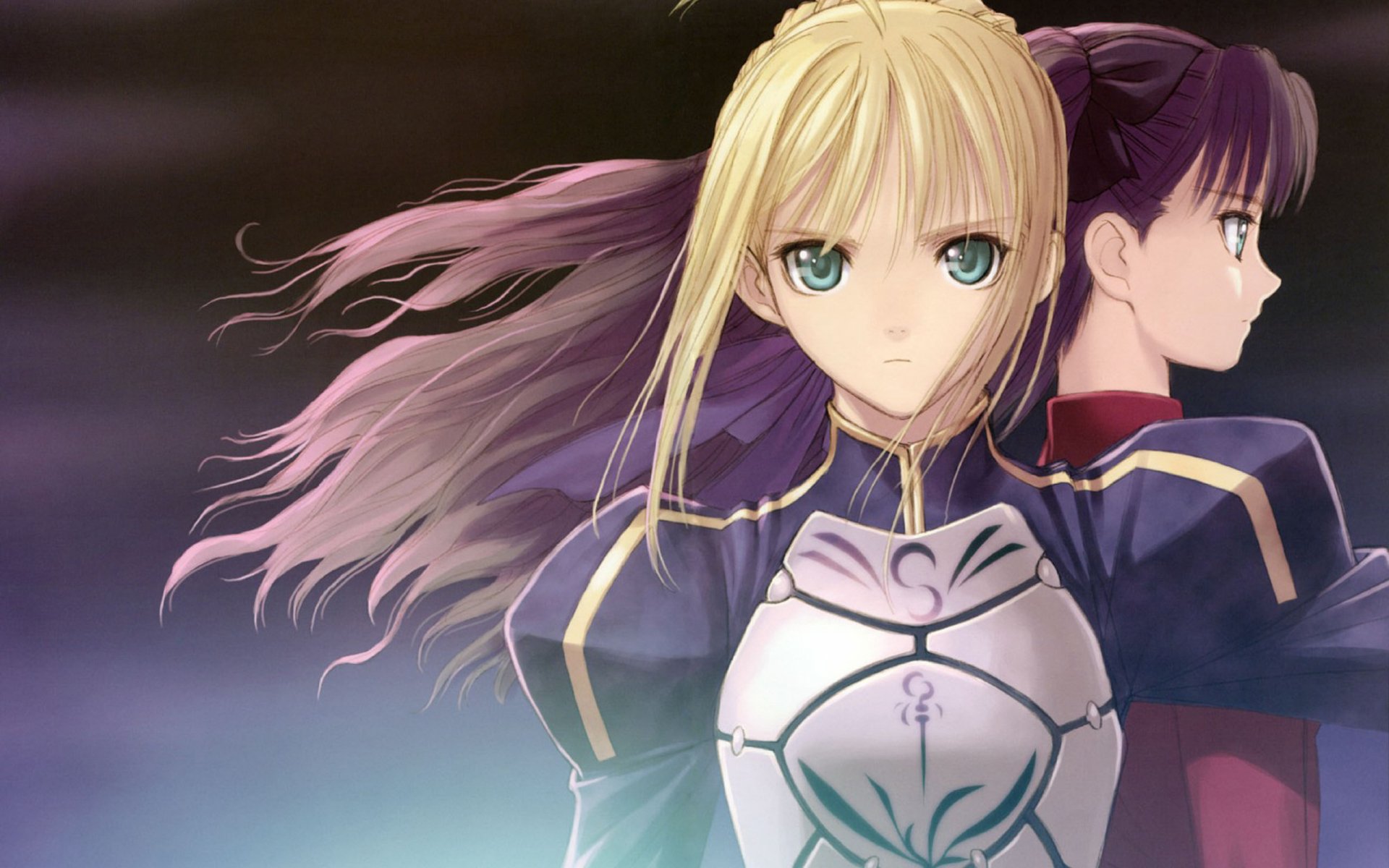 Fate/Stay Night HD: Saber & Rin Tohsaka Anime Wallpaper Showcase by ...