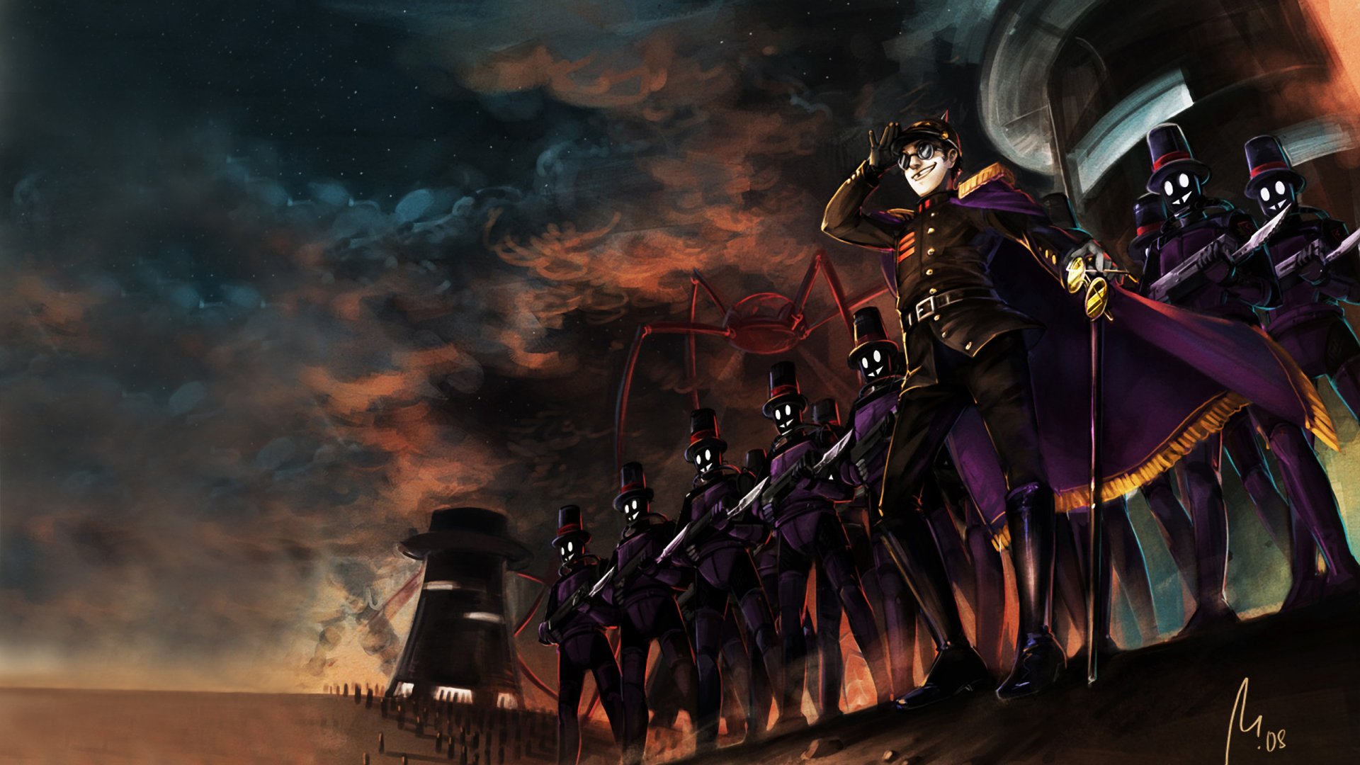 Superjail! Steampunk Fantasy: Military Shadows HD Wallpaper by ...