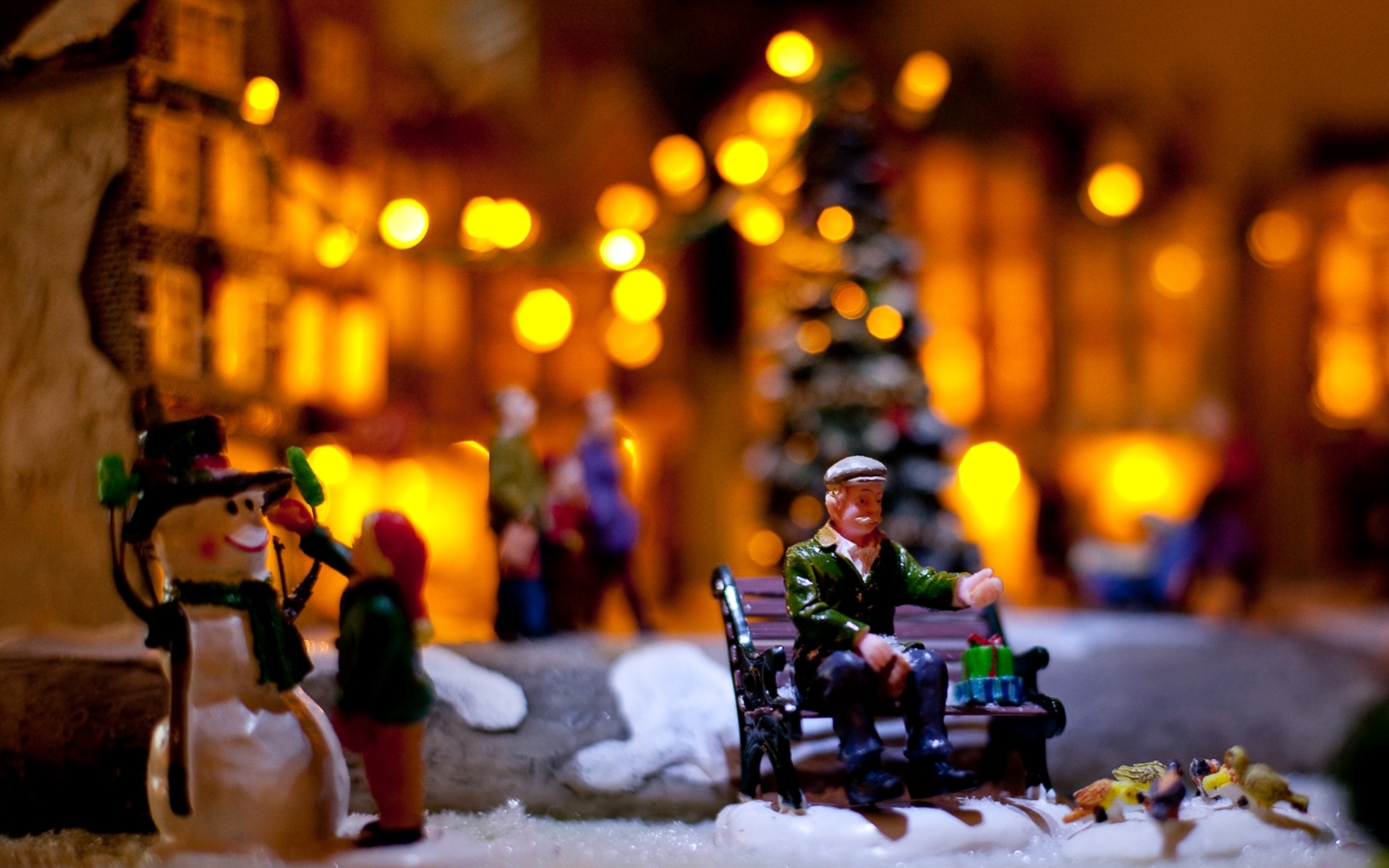 Festive Holiday Magic: HD Christmas Wonderland Wallpaper