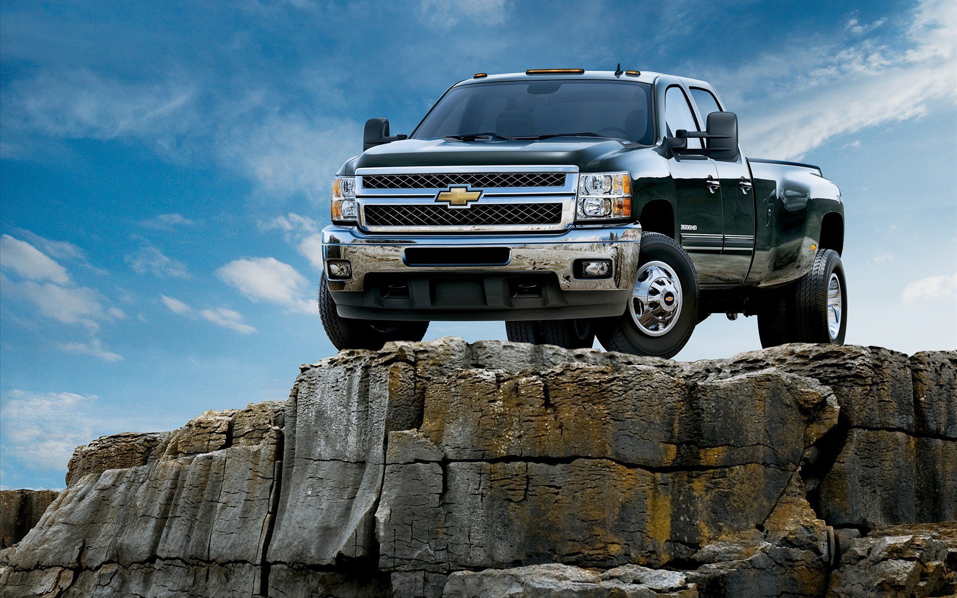 Chevrolet Truck HD Wallpaper — Rugged Cliffside Power | 1920x1200 ...