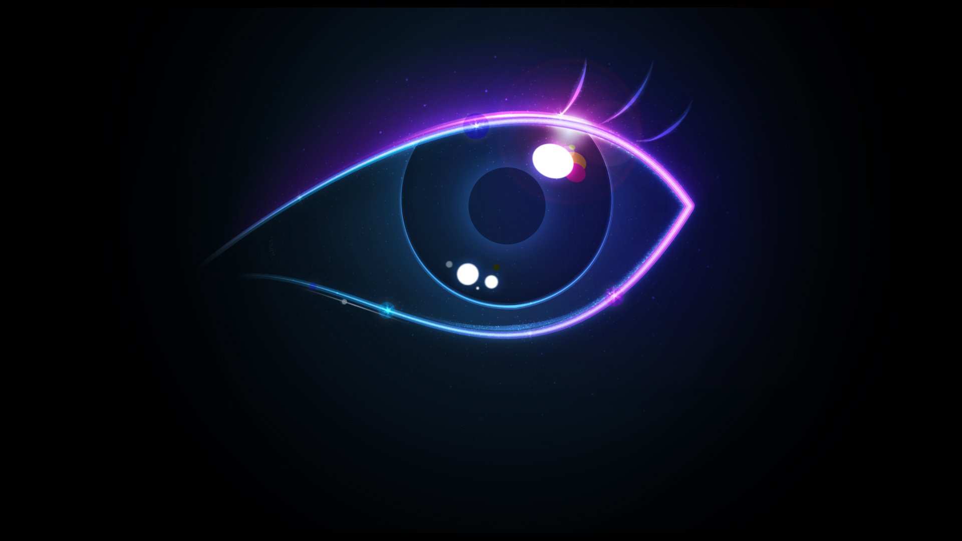 Luminous Gaze: Artistic HD Eye Wallpaper