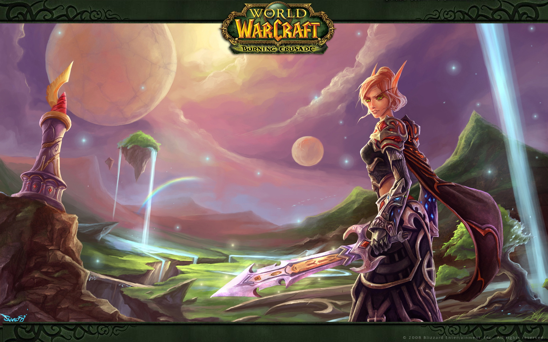 Epic World of Warcraft HD Wallpaper: Fantasy Adventure in Stunning Detail