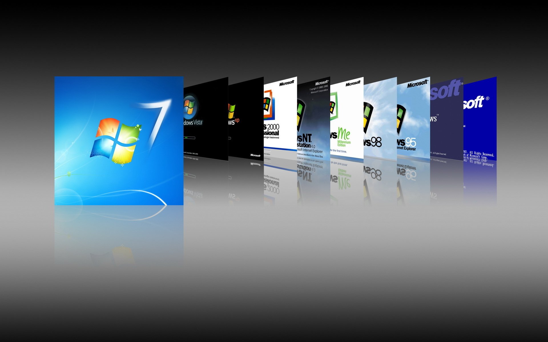 Windows Evolution — HD Tech Wallpaper