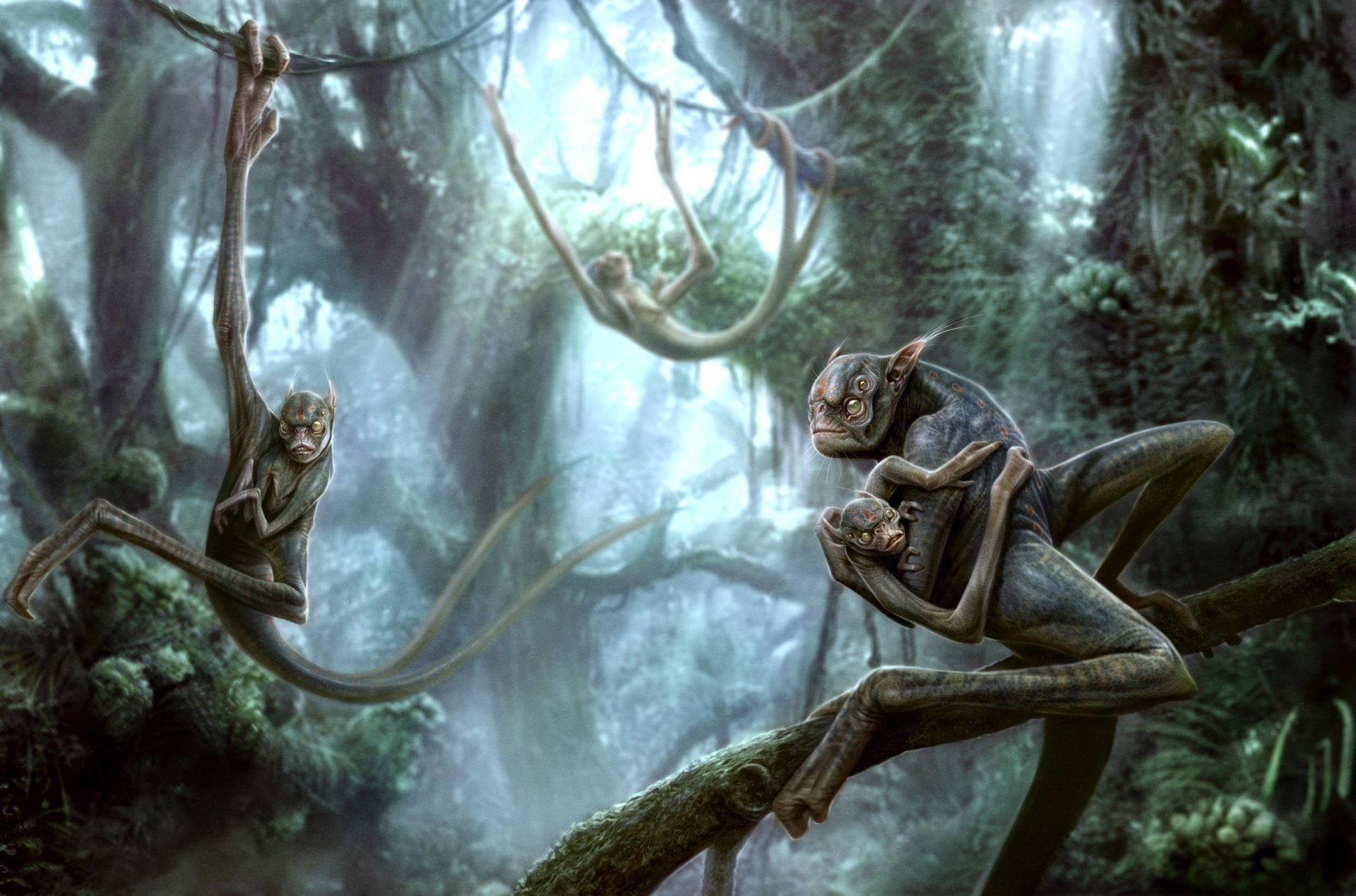 Sylvan Watchers — HD Fantasy Creature Wallpaper | 2509x1660 | Wallpaper ...