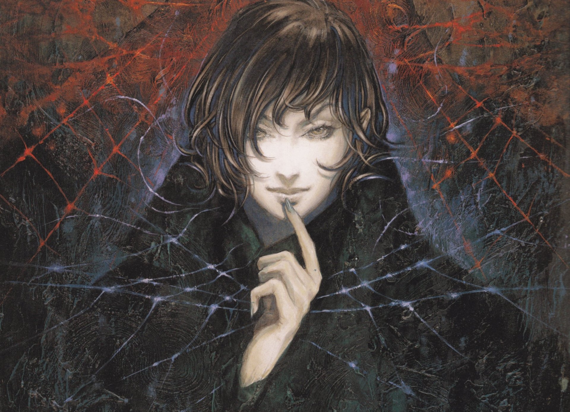 Dark Vampire Whisper: HD Wallpaper of Eternal Night by Ayami Kojima