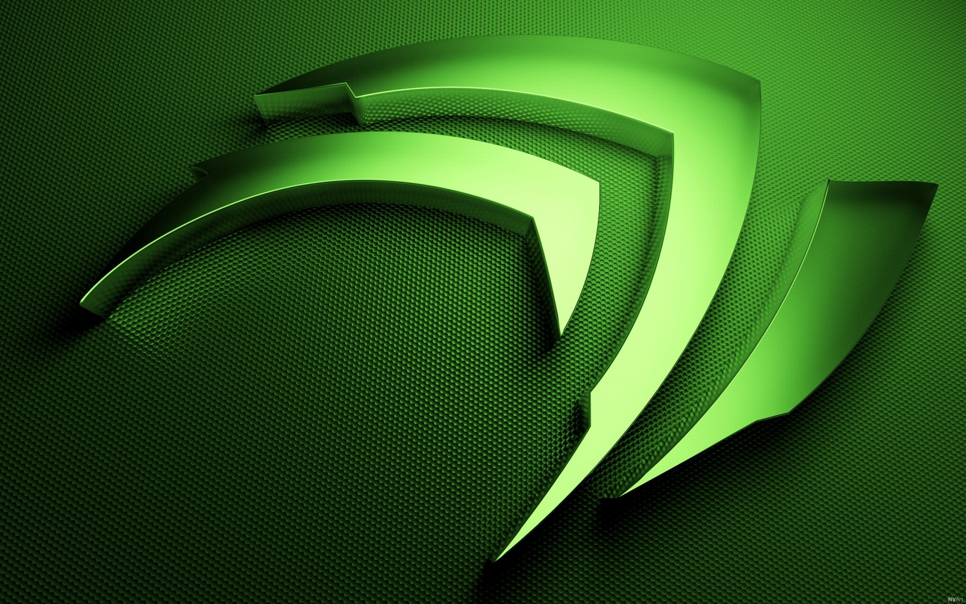 Nvidia Green Tech Logo HD Wallpaper Excellence