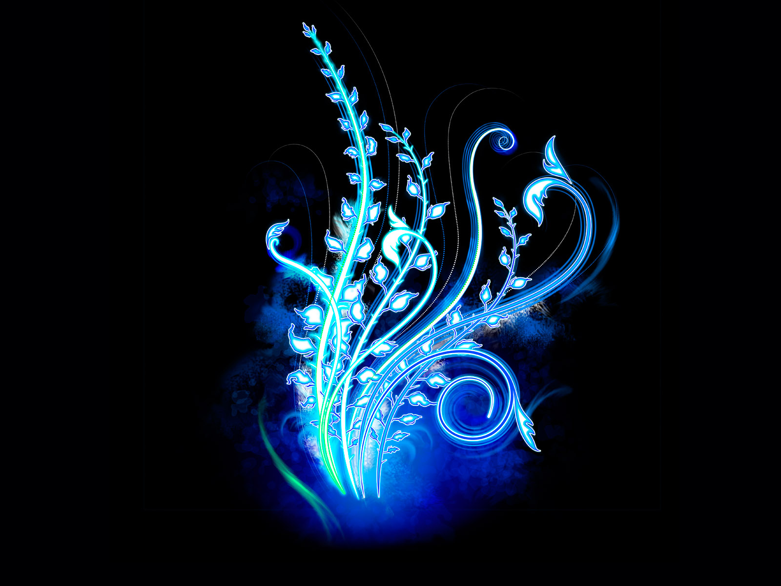 Neon Blue Backgrounds Tumblr