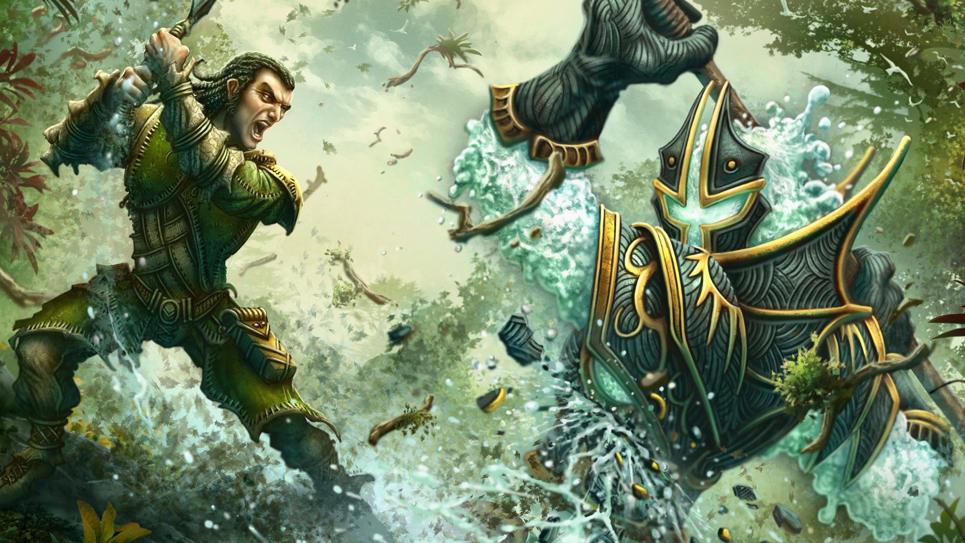 Download Fantasy Battle HD Wallpaper by Kerem Beyit