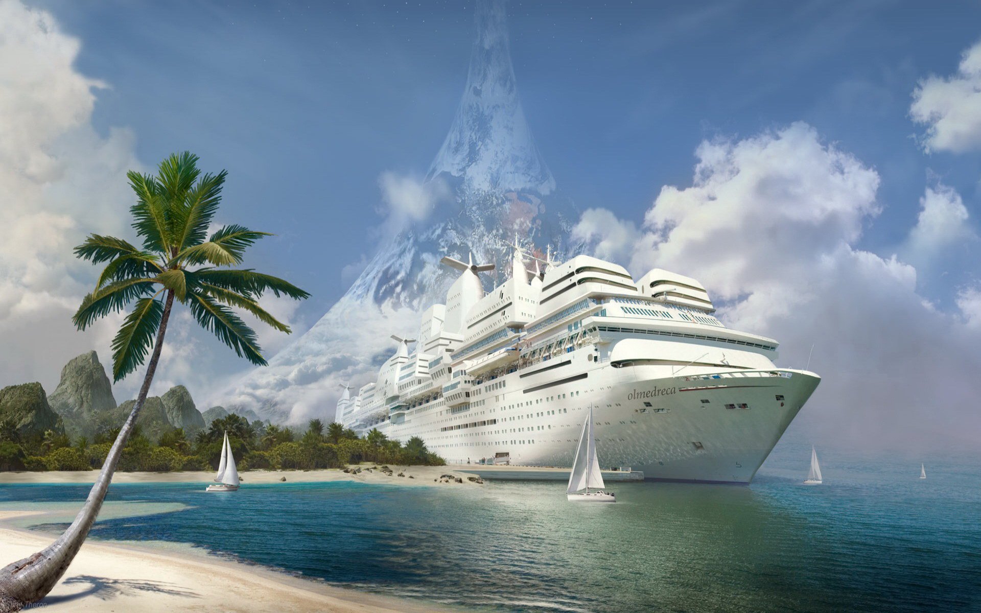 Dreamscape Cruise: Stunning HD Ship Photography & Artful Manipulation ...