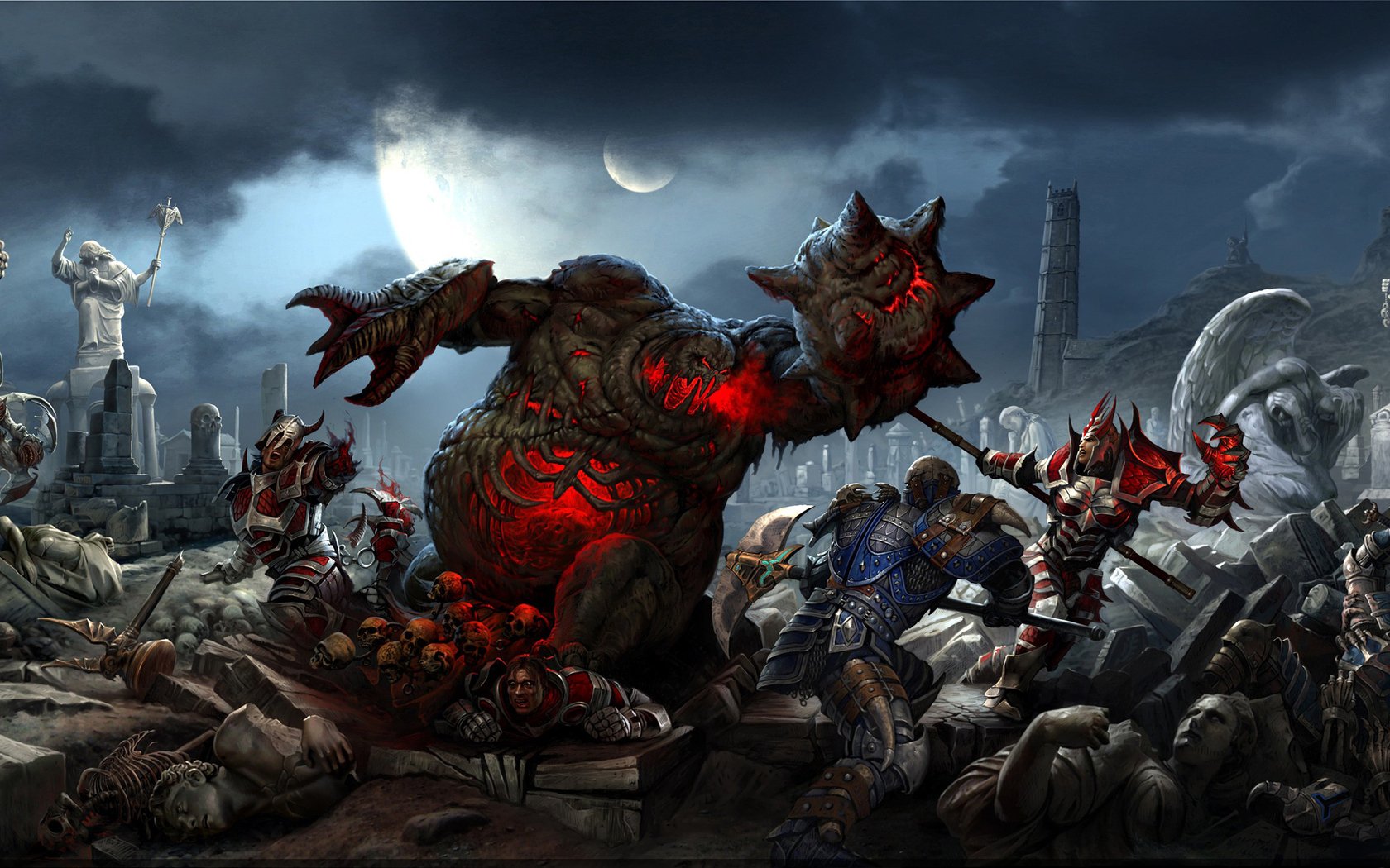 Download Fantasy Battle Wallpaper | 1680x1050 | Wallpaper Abyss
