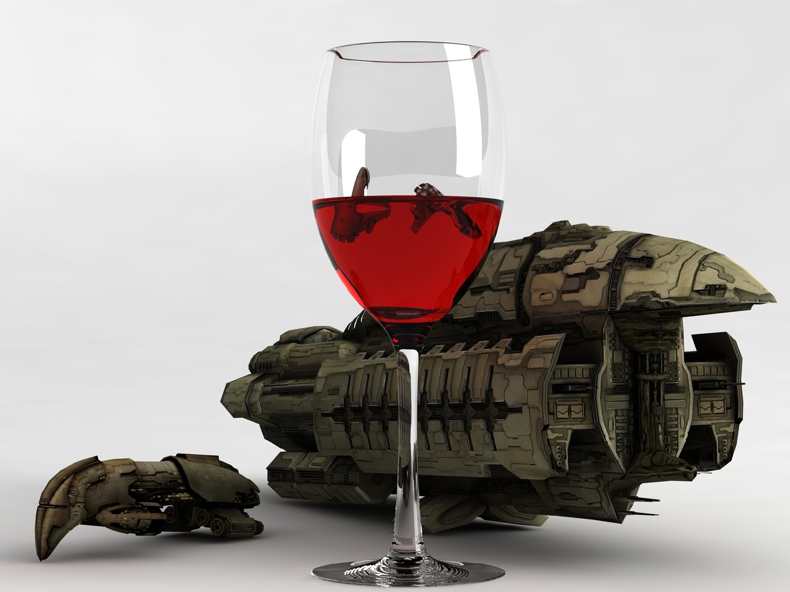 EVE Online HD: Epic Spaceships Meet Elegant Wine Glass Wallpaper ...