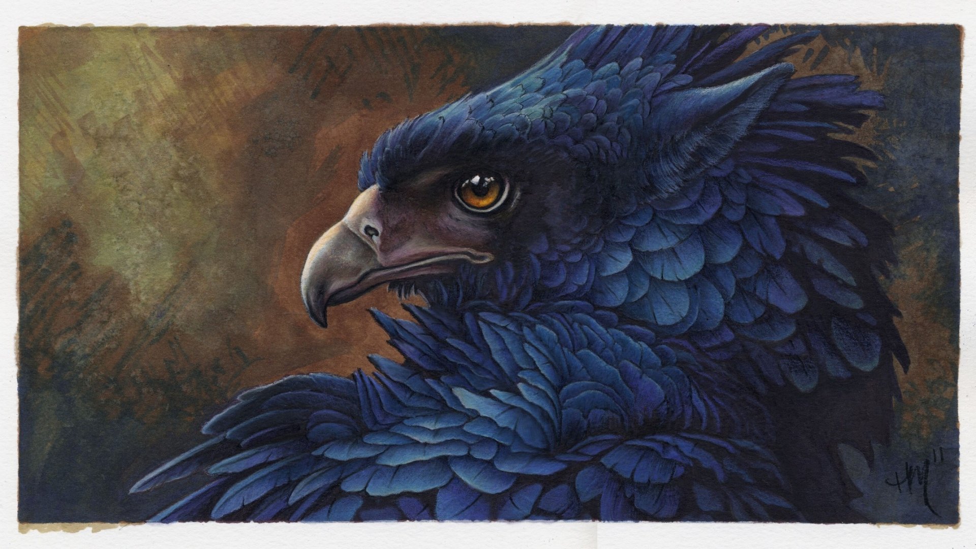 Majestic Fantasy Creature HD Wallpaper: The Enchanted Gryphon ...