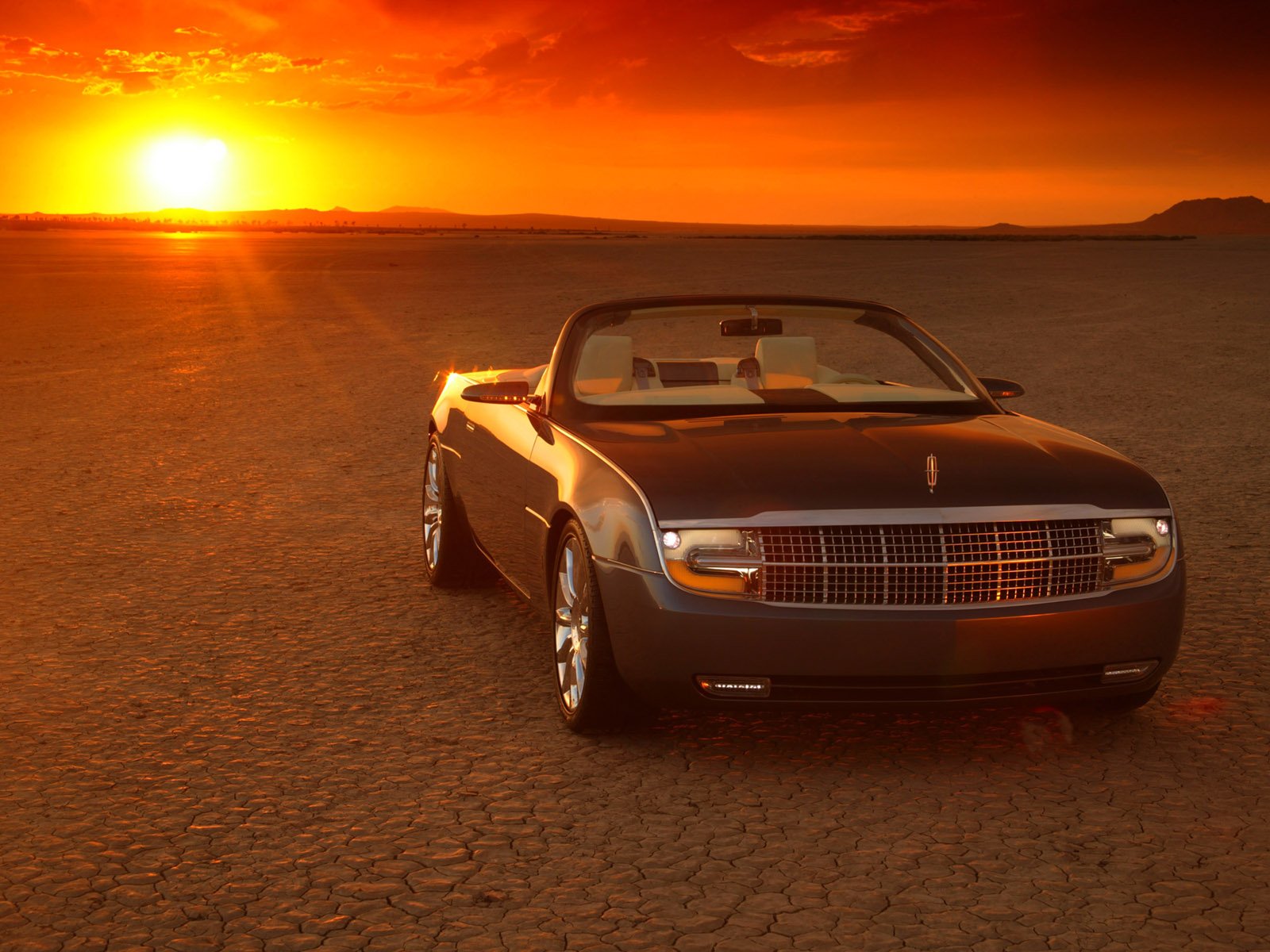 2004 Lincoln Mark X Convertible – HD Sunset Ride Wallpaper