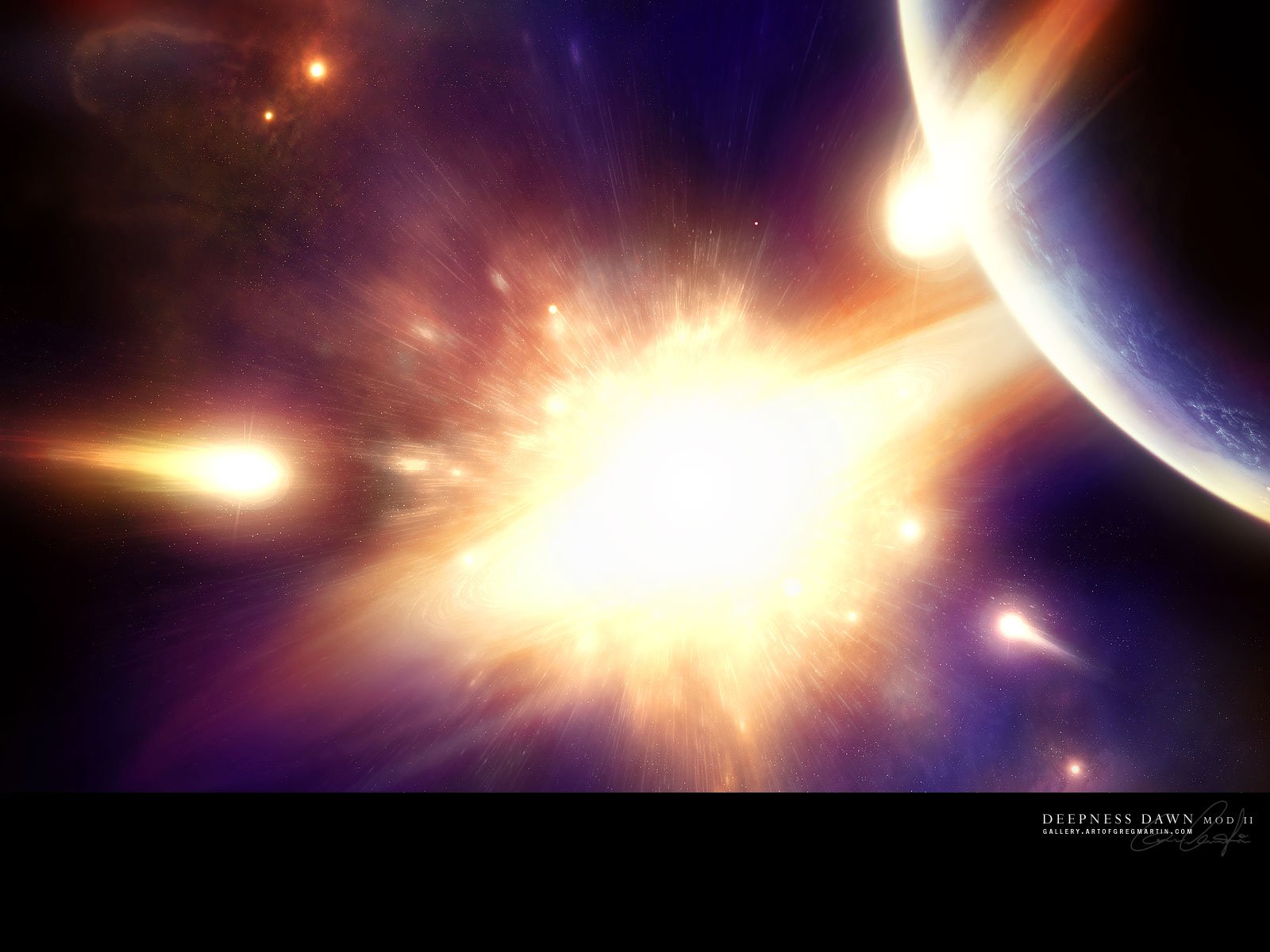 Download Sci Fi Explosion Wallpaper