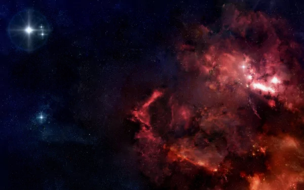 Galactic Vortex: Sci-Fi Space HD Wallpaper