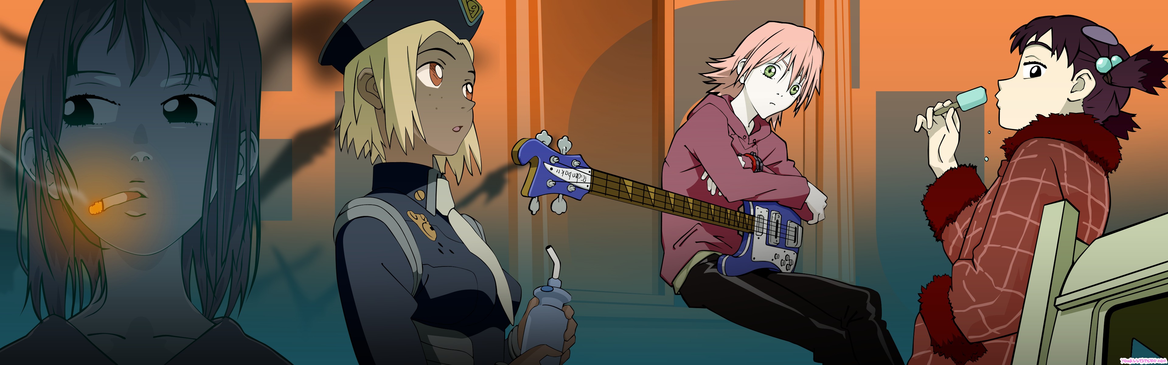 Download Anime FLCL HD Wallpaper