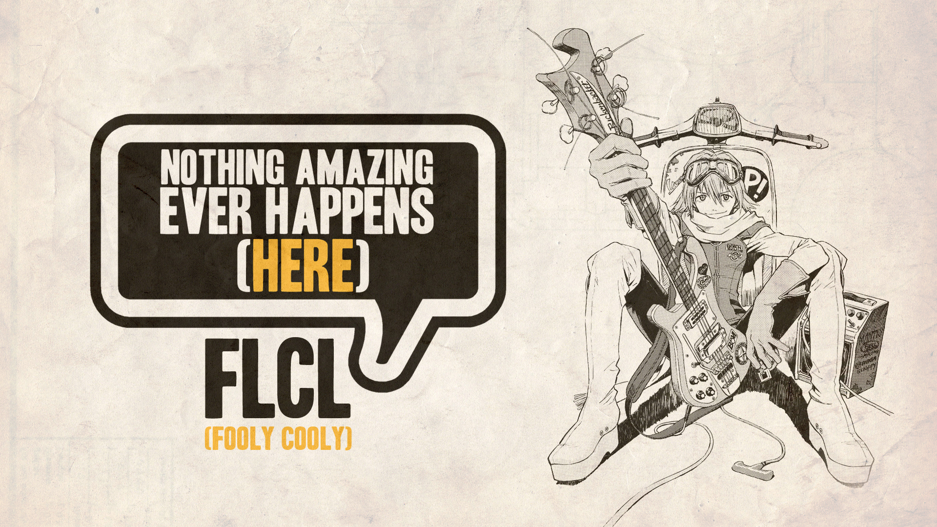 Download Anime FLCL HD Wallpaper
