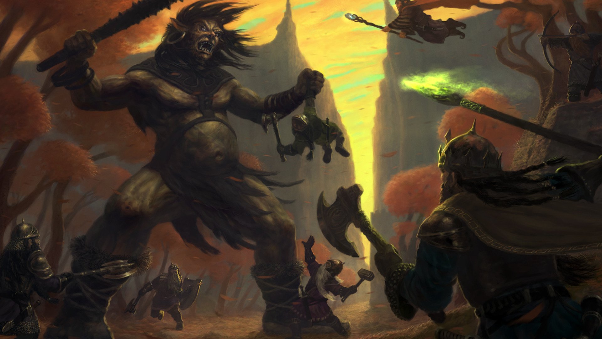 Epic Fantasy Battle: Clash of Giants in HD