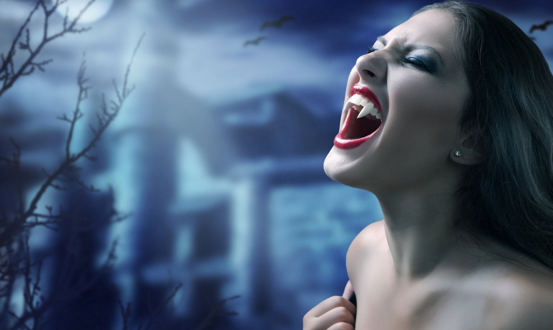 4K Ultra HD Fantasy Vampire Wallpaper