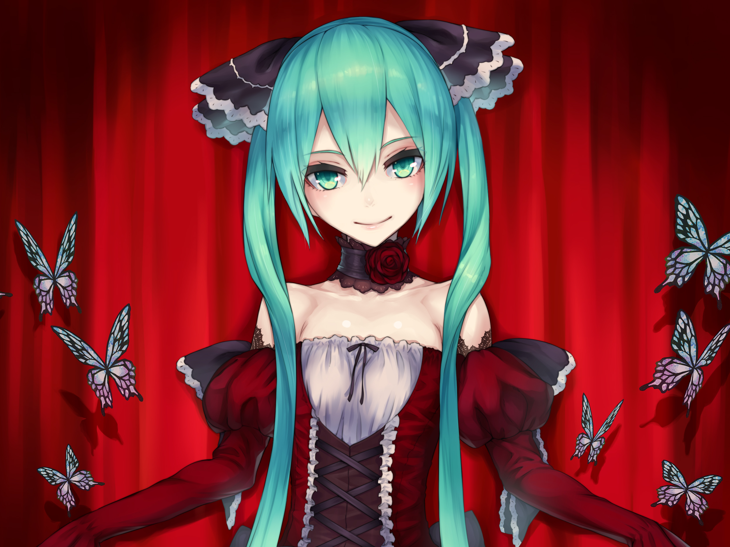 Download Hatsune Miku Anime Vocaloid HD Wallpaper