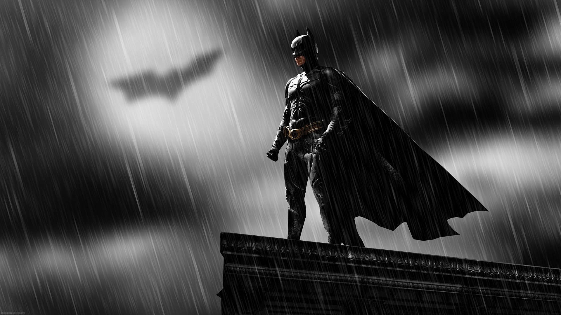 The Dark Knight Rises – Batman Heroic HD Wallpaper