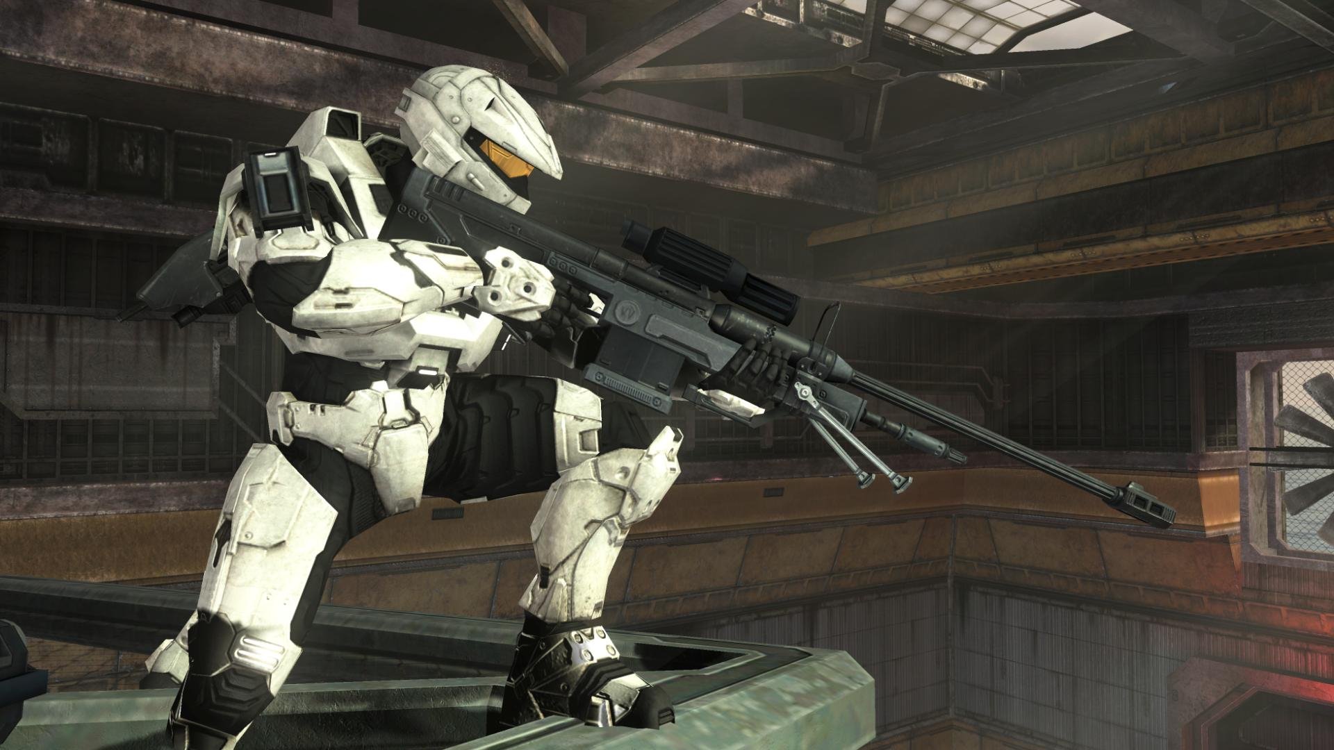 Halo HD Wallpaper: Elite Sniper Ready for Battle