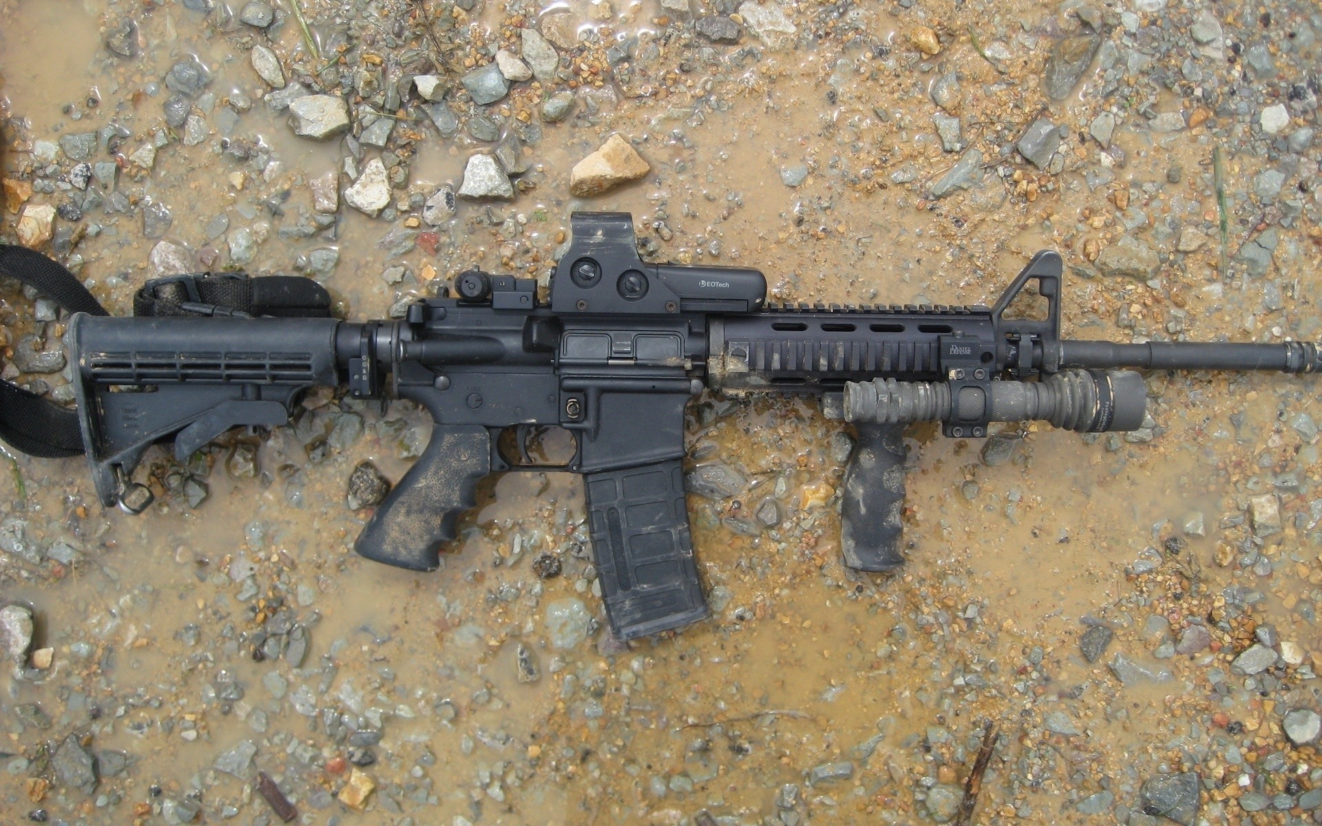 Assault Rifle Military Weapons Guns Wallpaper 1920x1200