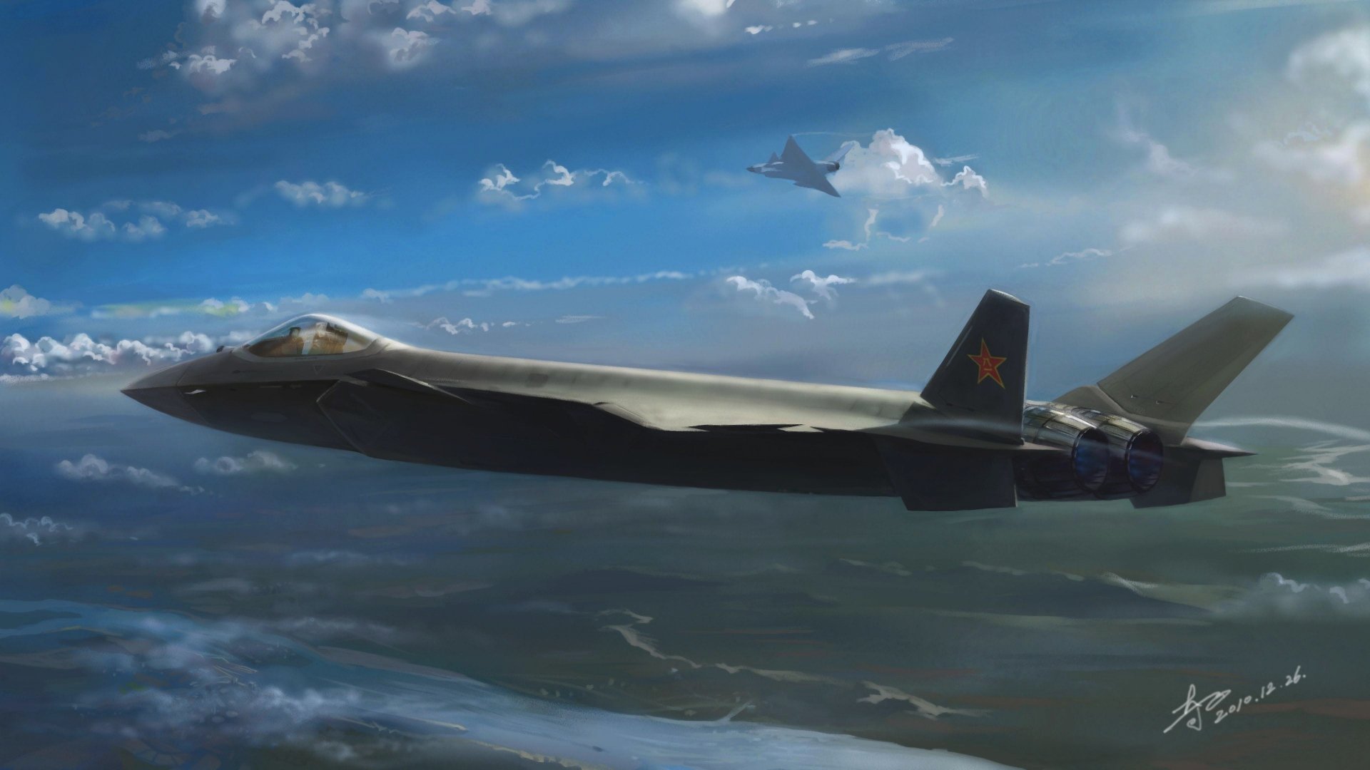 Chengdu J-20: Striking 4K Ultra HD Military Wallpaper