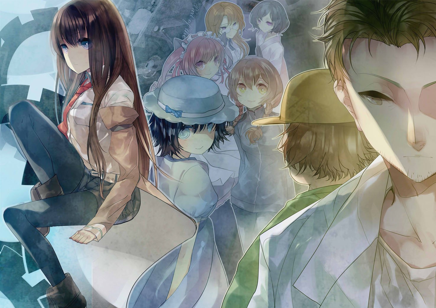 Steins;Gate HD Anime Wallpaper – Iconic Time Travel Moments in Vivid Detail