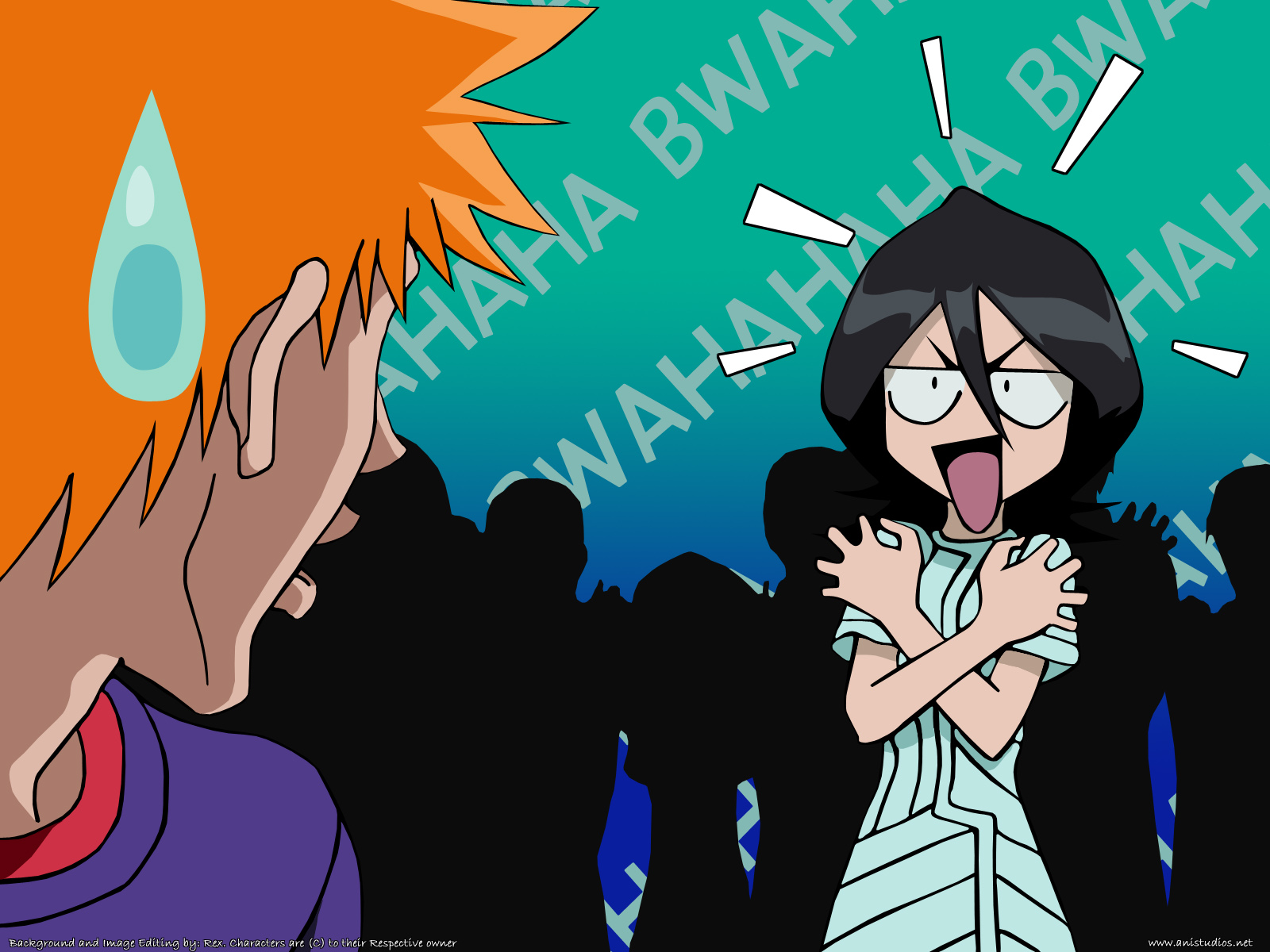 Download Ichigo Kurosaki Rukia Kuchiki Anime Bleach Wallpaper