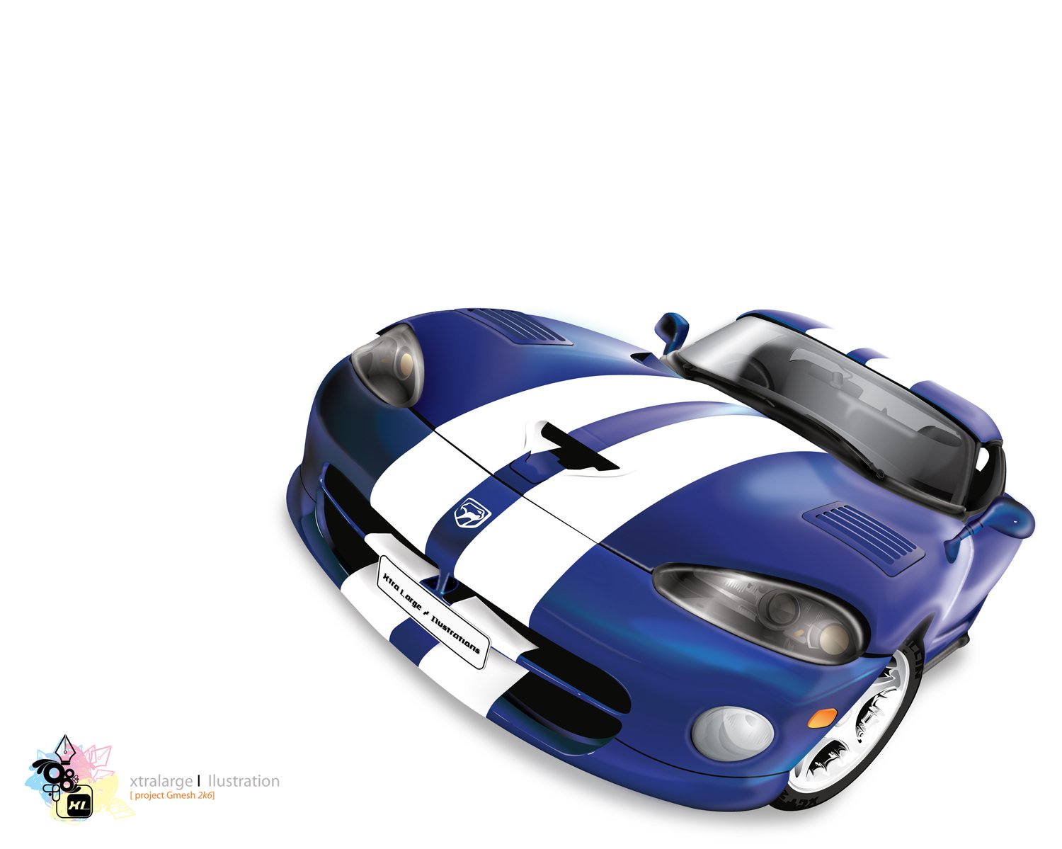 HD Dodge Speedster: Sleek Ride Wallpaper