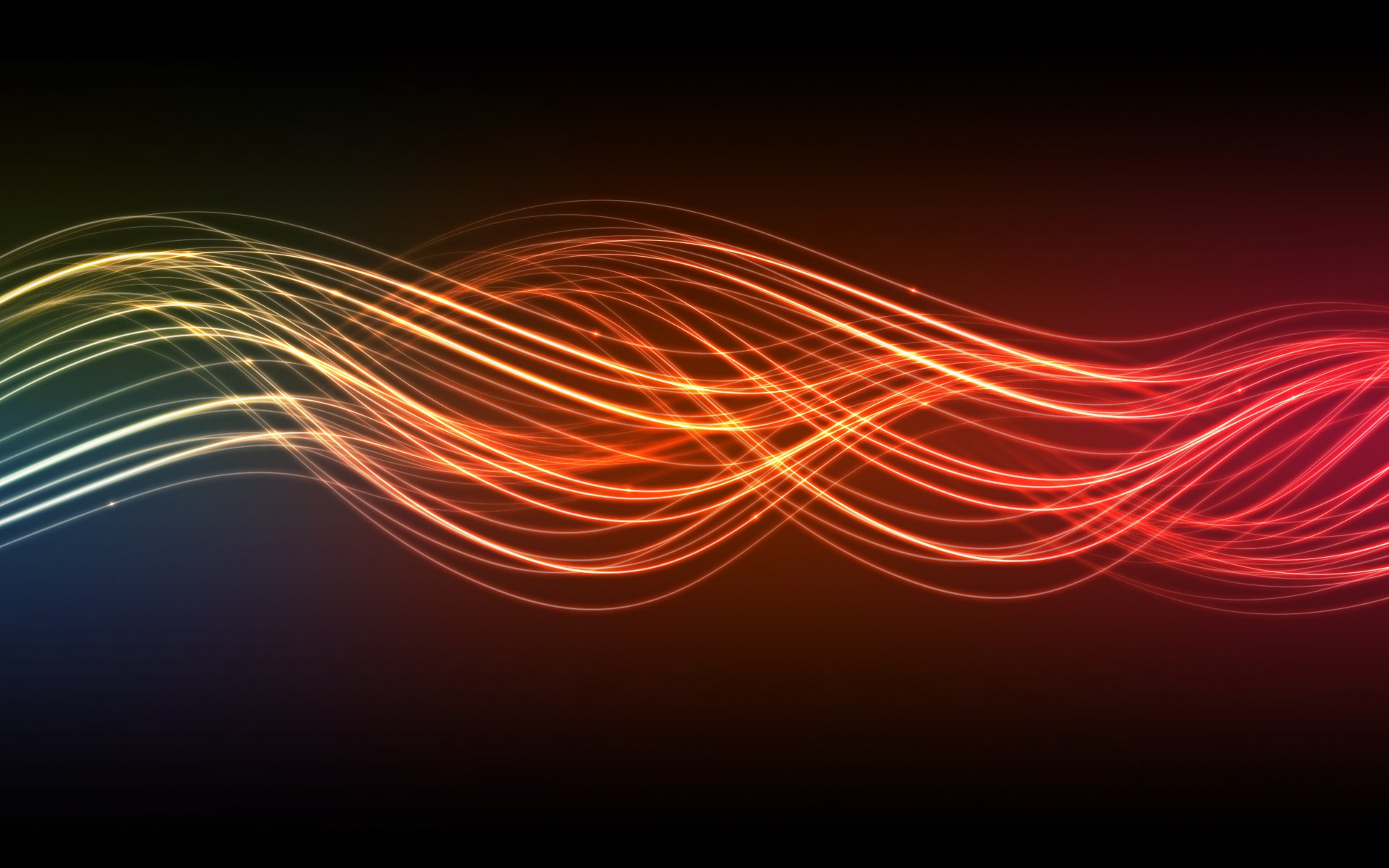 Cool Abstract Waves HD Wallpaper