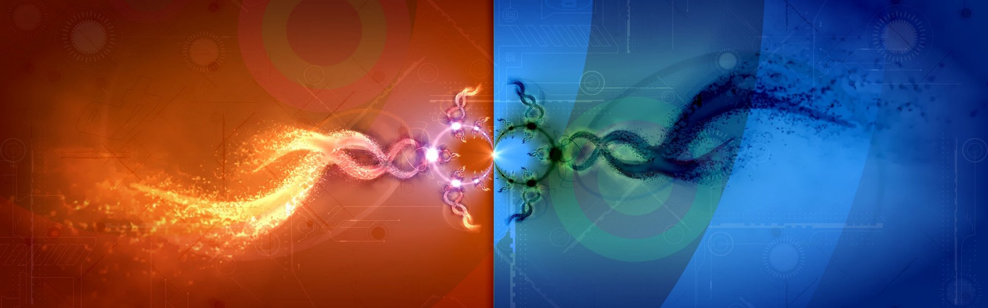 Dynamic Fusion: An Abstract HD Wallpaper