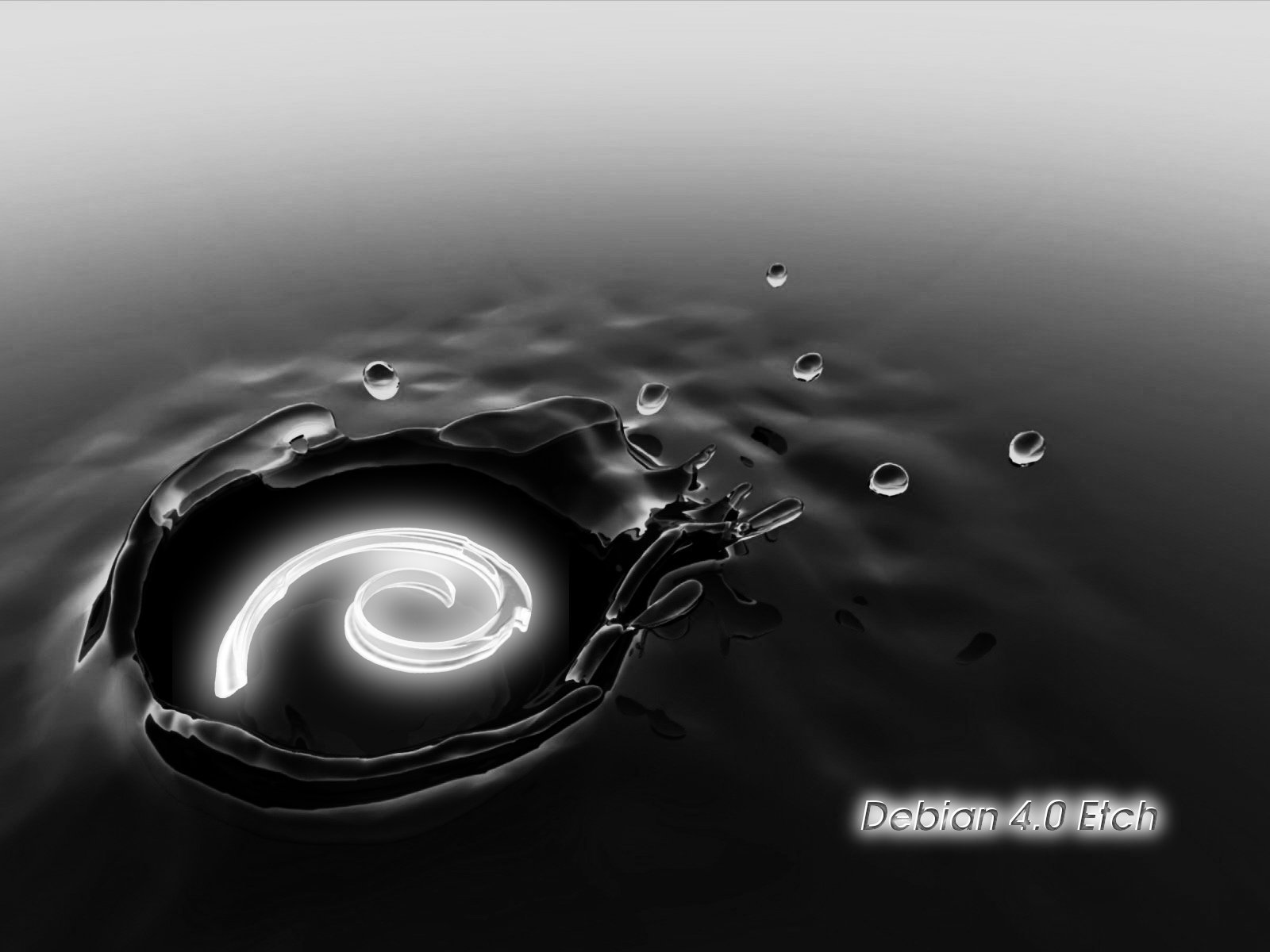 Elegant Linux HD Wallpaper: Technology Meets Serenity