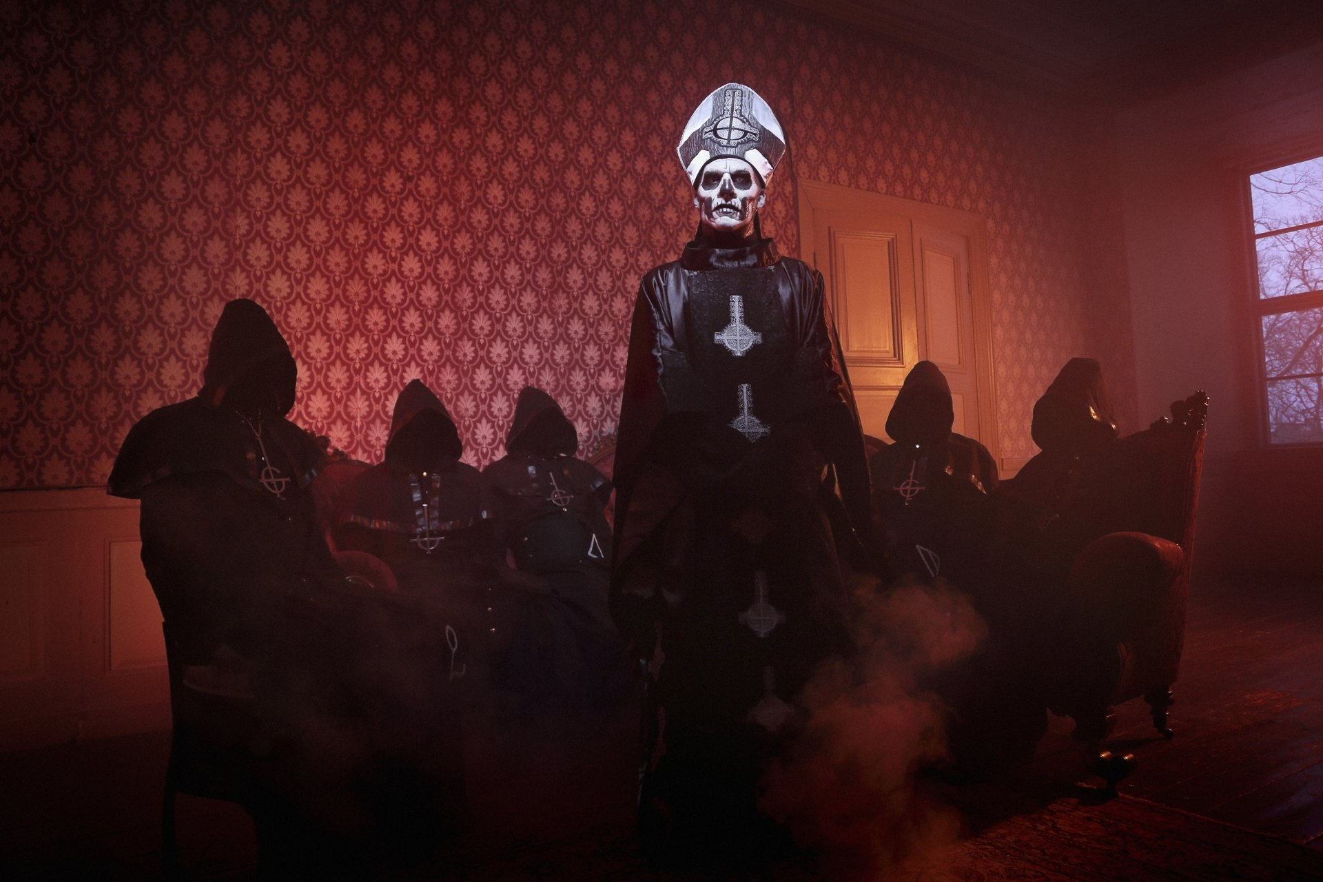 Ghost B.C.: Dark Swedish Heavy Metal Satanic Band HD Wallpaper